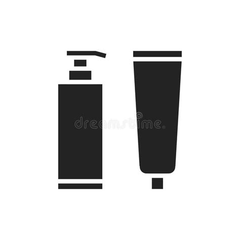 Cosméticos E Iconos De Los Productos De Belleza Vendimia Ilustración