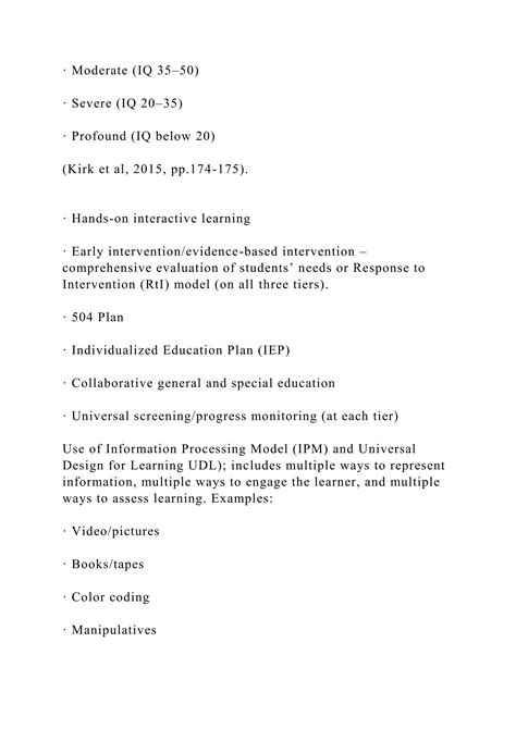 Running Head Exceptionality Chart1exceptionaldocx