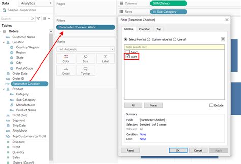 Tableau Adding All Option In Parameter The Data Babe