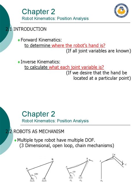 chapter 2 robot kinematics pdf kinematics cartesian coordinate