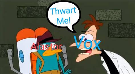 Alastor And Vox Rivalry In A Nutshell By Baysta00 On Deviantart