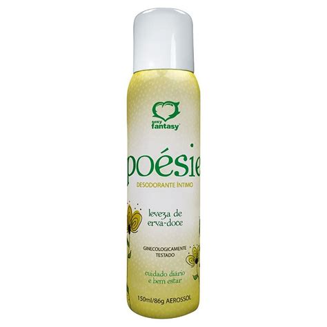 Desodorante íntimo Poésie 150ml Sexy Fantasy Erva Doce Sex Shop