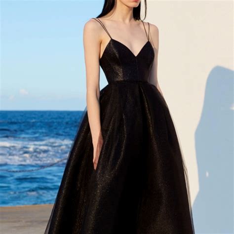 린다걸 주문상승중🚀 블랙드레스 셀프웨딩 무대 연주회 이브닝 피로연 칵테일 빅사이즈 촬영원피스 스몰웨딩