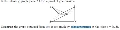 Discrete Mathematics Redrawing A Planar Graph Mathematics Stack