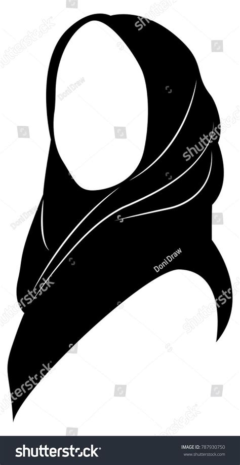 Stocking Silhouette Vector Png Stock Vector Hijab Logo Vector Style