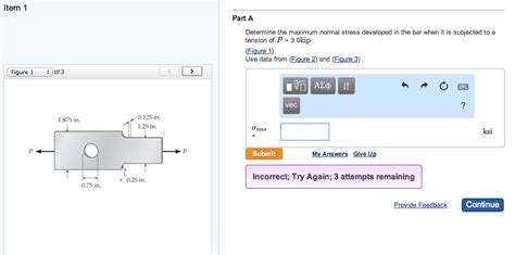Solved Determine The Maximum Normal Stress Developed In The Chegg
