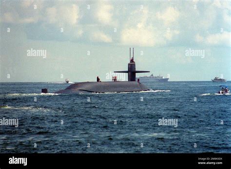 A Starboard Quarter View Of The Nuclear Powered Ballistic Missile