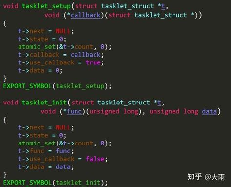 tasklet（linux kernel 中断下半部的实现机制） 知乎