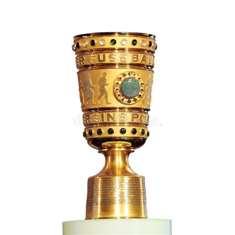 DFB-Pokal lokalisierte redaktionelles stockfoto. Illustration von gold ...