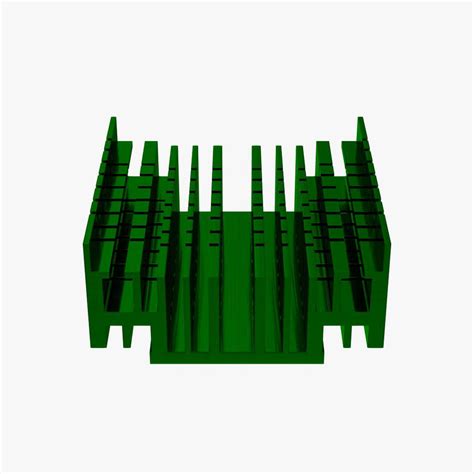 3d Model Cpu Radiator Turbosquid 1416567