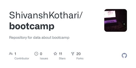 Github Shivanshkotharibootcamp Repository For Data About Bootcamp