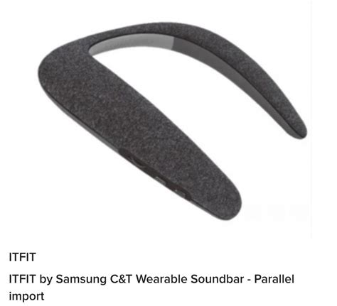 Samsung Itfit Wearable Soundbar Carousell