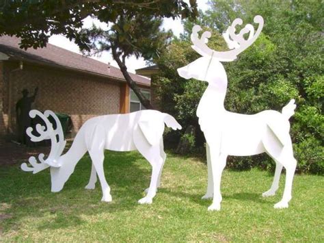 9 Impressive Outdoor Wooden Reindeer Yard Decorations Photos Kerst
