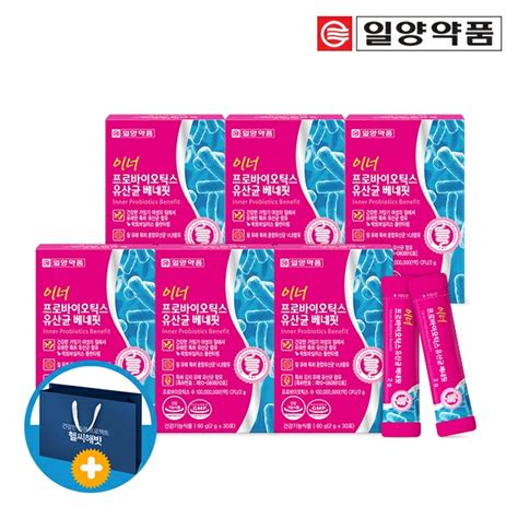 일양약품 이너 신프로바이오틱스 여성 질유래유산균 베네핏 쇼핑백 티몬