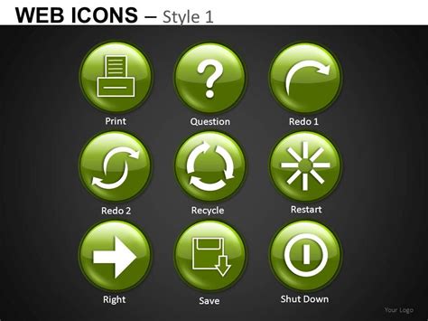 Web Icons Style 1 Powerpoint Presentation Slides Db Templates Powerpoint Presentation Slides