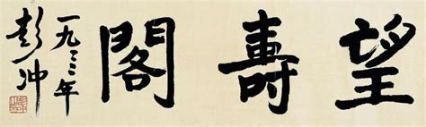 原全國政協副主席彭沖書法欣賞熟通多體造詣較高 每日頭條