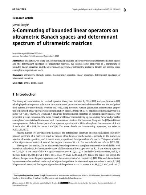 pdf λ commuting of bounded linear operators on ultrametric banach