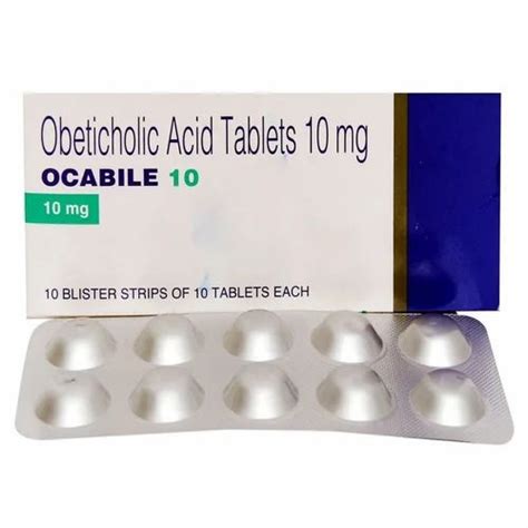 Ocabile Obeticholic Acid 10mg Tablet Ocaliva At ₹ 499box