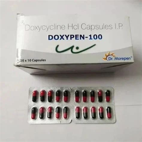 100mg Doxypen Doxycycline Capsules At Rs 350 Box Pardi Id 2848949232262