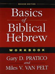 Basics Of Biblical Hebrew Workbook Nd Edition PDF
