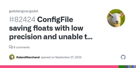 Configfile Saving Floats With Low Precision And Unable To Handle Floats