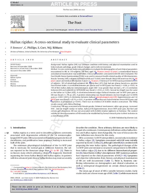 Pdf Article In Press G Model