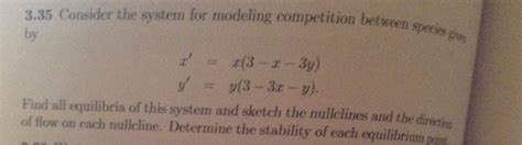 Find Equilibria Sketch Nullclines And Direction Of