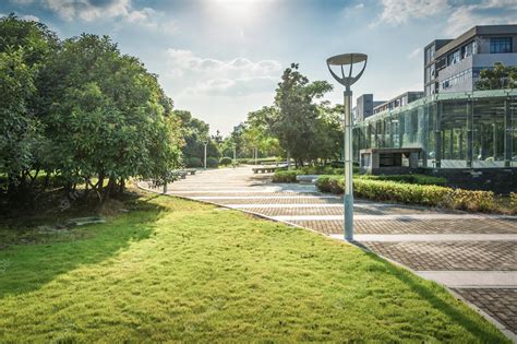 Premium Photo Park In Lujiazui Financial Centre Shanghai China