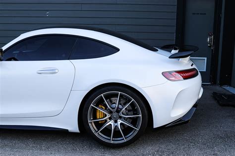 Vinyl Wrap Satin Frozen Vanilla Mercedes Gtr Twiisted Wrap