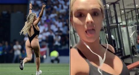 Champions League Streaker Posts Scorching HOT Video Showing How She S