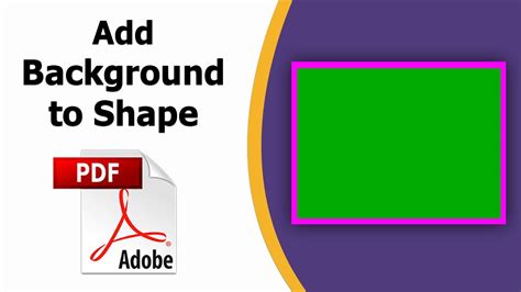 How To Add Background To A Shape In Pdf Using Adobe Acrobat Pro Dc YouTube