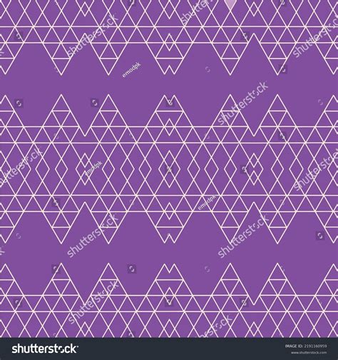 Geomtric Triangle Shape Line On Violet Stock Vector Royalty Free