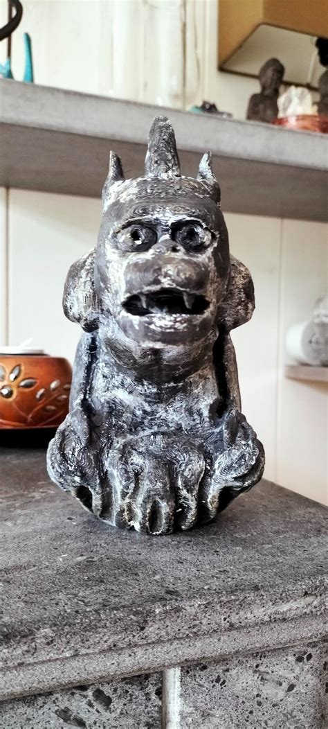3d Printable Gargoyle Inspired By Cathedral Notre Dame From Paris