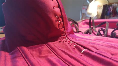 Sandra Chirico Corsetry This Magenta Silk Corset Has Some Serious