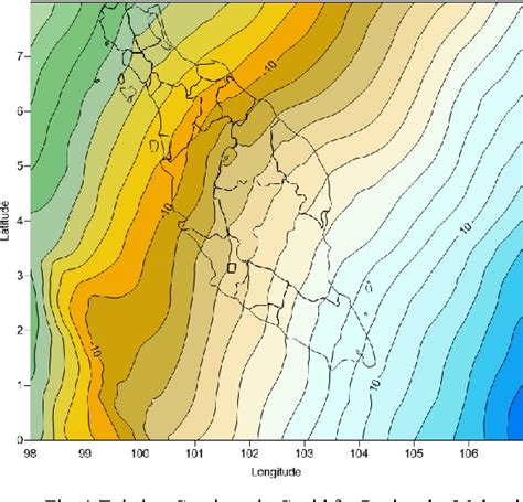 Figure 1 From Evaluation Of Geoid Height Derived By Geopotential Model