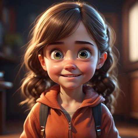 Premium AI Image | A girl with a big smile