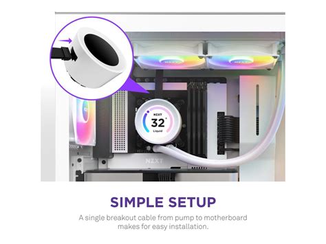 NZXT Kraken Elite RGB 240mm RL KR24E W1 RGB AIO CPU Liquid Cooler