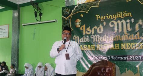 Peringatan Isro Mi Roj Nabi Besar Muhammad SAW Di MAN Tuban MAN Tuban