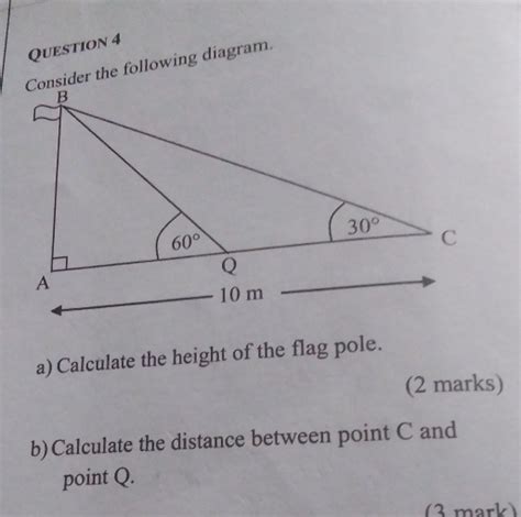 Solved Question 4 Consider The Following Diagram A Calculate The