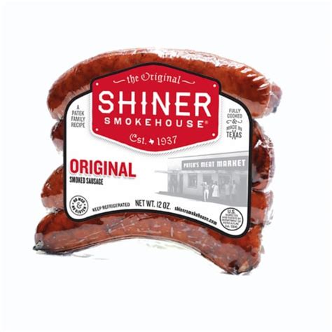 Shiner Smokehouse Original Smoked Sausage 12 Oz Kroger