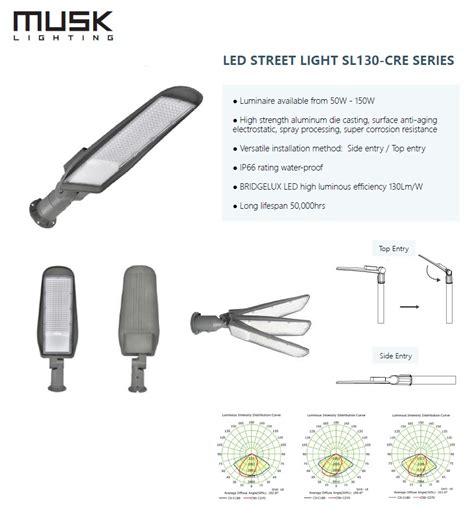 Musk Led Street Light Lantern 50w 100w Glow And Sparkle Sdn Bhd