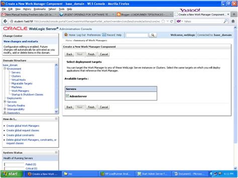 LOADRUNNER TIPS TRACKS How To Set Thread Pool In Weblogic