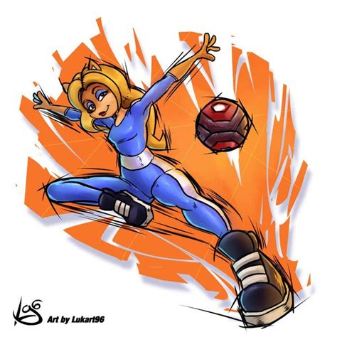 Isabella Bandicoot In Mario Strikers By Lukart96 Rcrashbandicoot