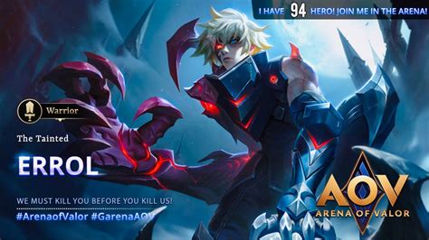 AOV Arena Of Valor Errol Gameplay Improved Control YouTube