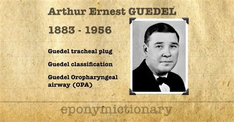 Arthur Ernest Guedel • Litfl • Medical Eponym Library