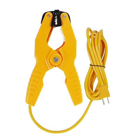 Temperature Clamp Hvac K Type Thermocouple Thermometer Lead Probe Pipe