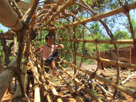 BAMBOO TUNNEL ONSITE CONSTRUCTION Behance