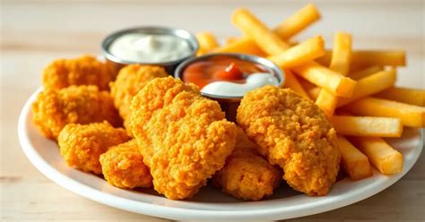 Simple Chicken Nuggets And Fries Recipe