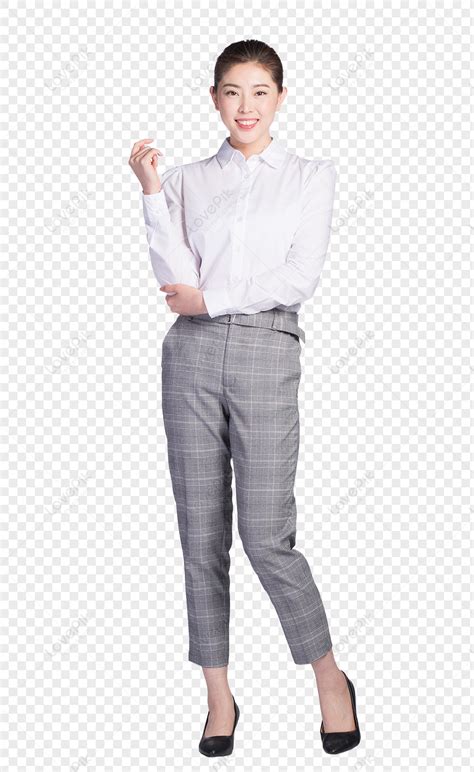 직장 여성 서 있는 자세가 Png 일러스트 무료 다운로드 Lovepik