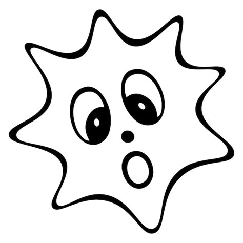 Premium Vector Virus Bacterium Microbe Pathogen Doodle Style